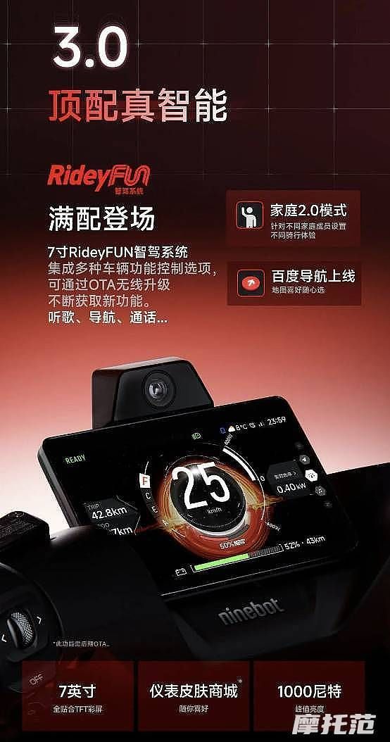 售价9899元，第二代九号猎户座Dz110p MK2正式上市！,摩托范