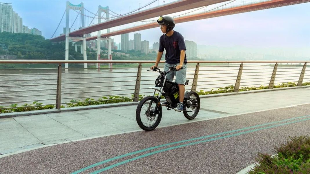 到手价5699元，玩味十足的潮流电自！森蓝EX1深度体验！,摩托范