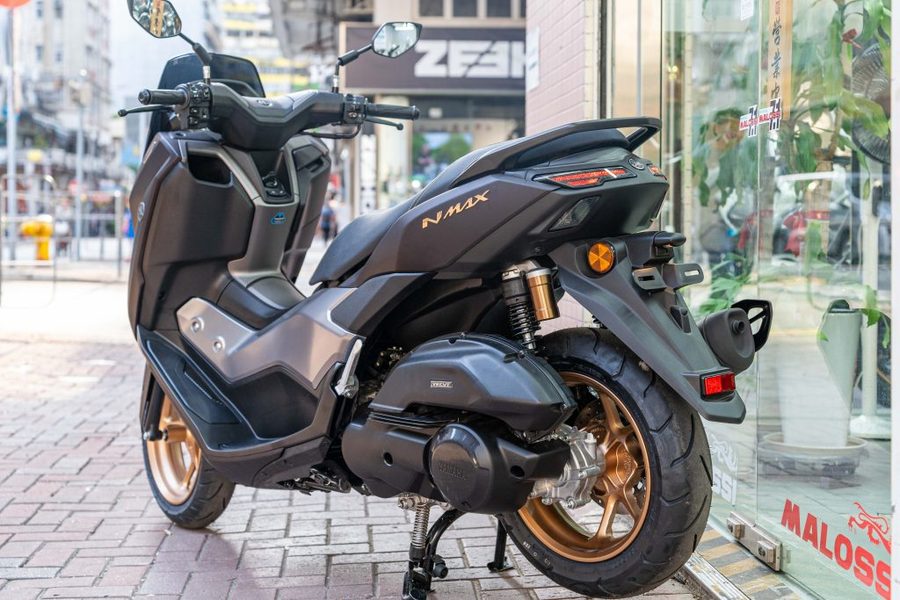实车鉴赏2025 Yamaha Nmax turbo 155全新改款，全新外观搭载电子变速,摩托范