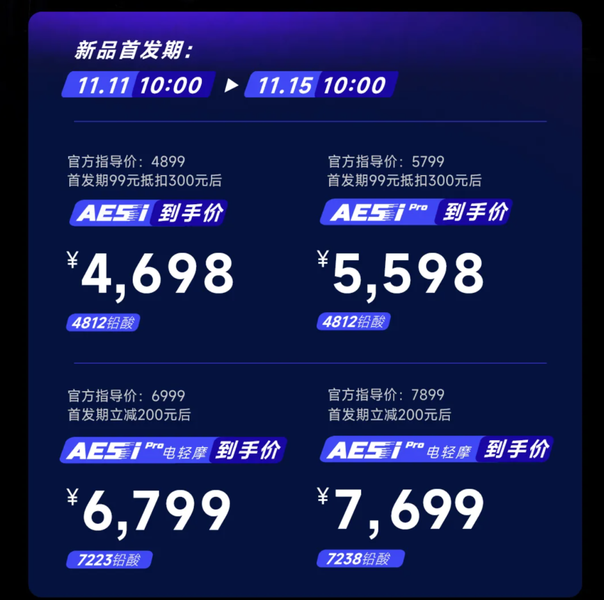 跟九号硬碰硬？这么牛X的极核AE5i，竟然只是4899元起？,摩托范